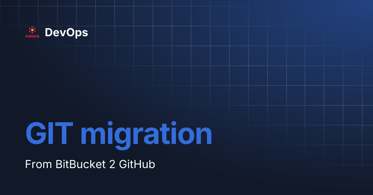 GIT migration | DevOps